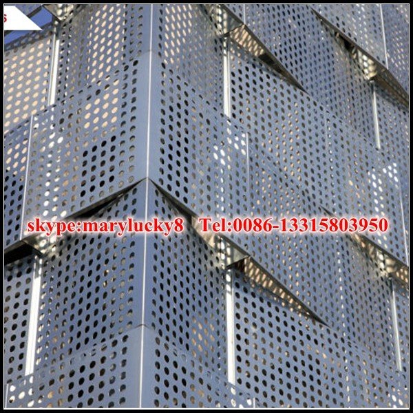 aluminum perforated facade panel/perforated aluminum panel for facade