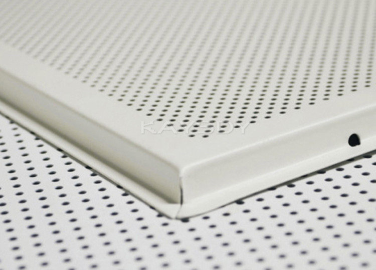 Customize Aluminum metal perforated drop down ceiling tiles / panel