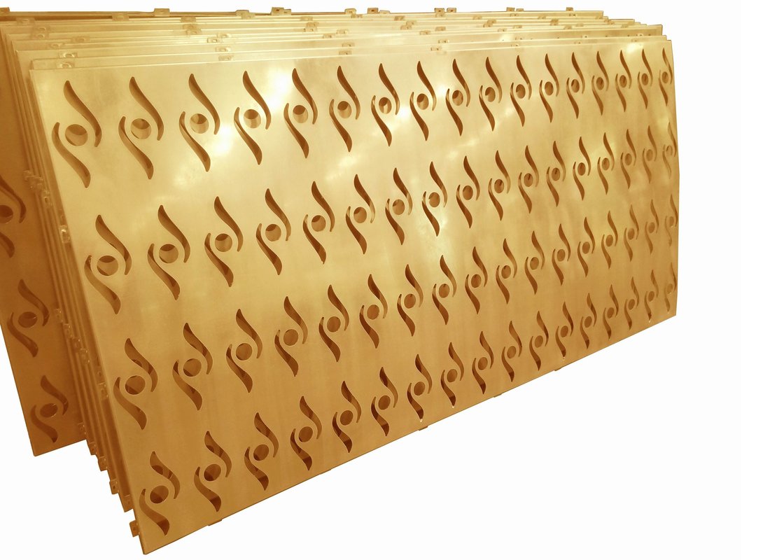 Durable Aluminum Architectural Panels 2.5mm Perforations or Patterns