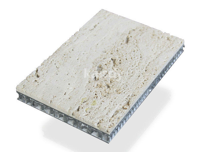 Marble aluminum honeycomb panels /  honeycomb backed stone panel for Railway Station