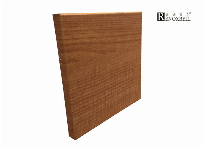 Closed Edge Wood Grain Look Aluminum Honeycomb Sandwich Panels