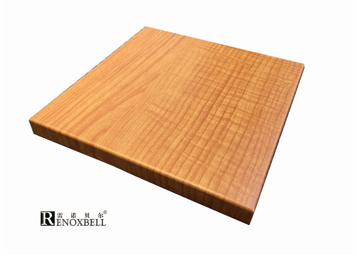 6mm / 8mm Wooden Look Closed Edge Aluminum Honeycomb Sheet / Panel