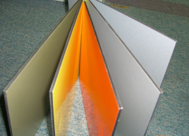 Lightweight Rigid PVDF Aluminum Composite Wall Panels / Boards ISO / SGS
