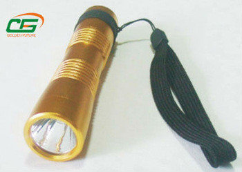 IP66 Rechargeable LED Aluminium Flashlight , Waterproof LED Flashlight