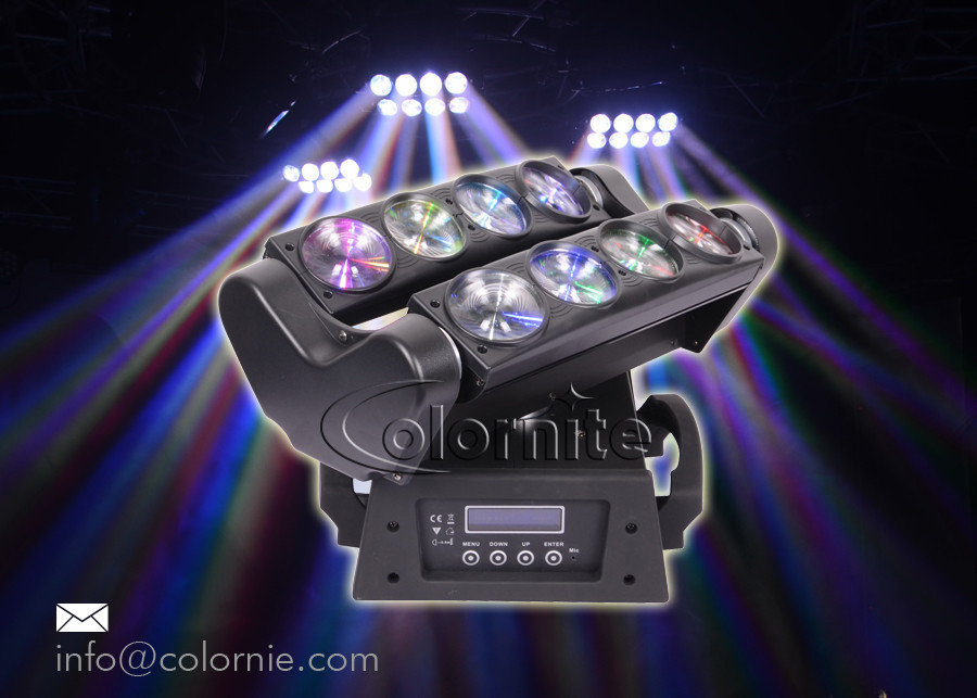 Professional Led Moving Head Lights RGBW 4 IN 1 Aluminium Body
