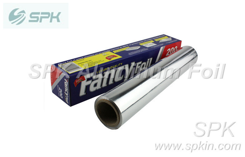9 - 26mic food packaging silver Aluminium Foil Roll 8011 foil ,12in width