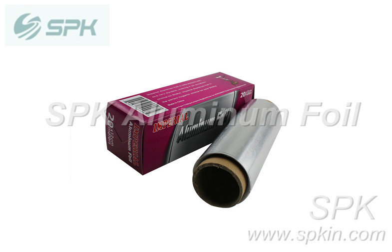 Eco friendly silver aluminum foil roll 6 inches width  ,  hair dressing foil