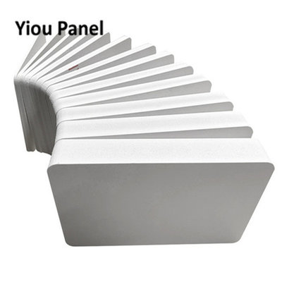 White Color PVC Foam Sign Board , 3mm PVC Foam Board Eco Friendly Material