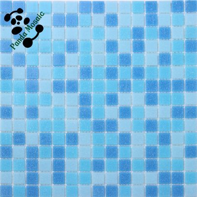 SMH14 Cobalt Blue Iridescent Mosaic Glass Mosaic Outdoor Use Swimming Pool Tile