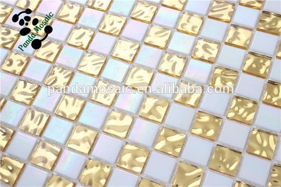 24k Gold Glass Mosaic Tile Crystal Glass Mosaic Tile With Great Price SMG06