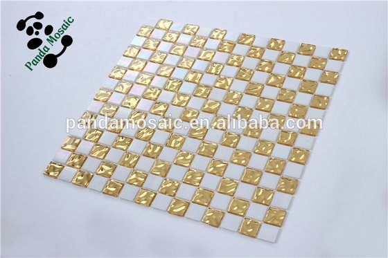 24k Gold Glass Mosaic Tile Crystal Glass Mosaic Tile With Great Price SMG06