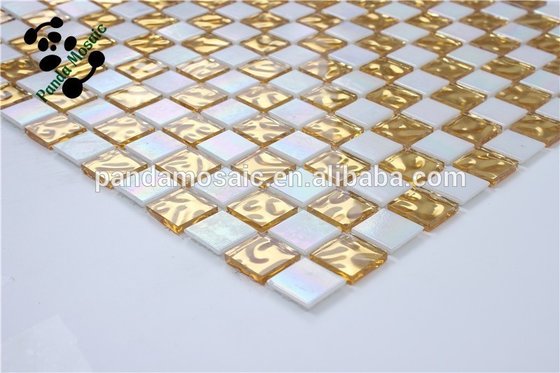 24k Gold Glass Mosaic Tile Crystal Glass Mosaic Tile With Great Price SMG06