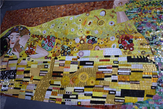Anti Oxidation Handmade Tile Murals For Kitchen Hand Painted Customized