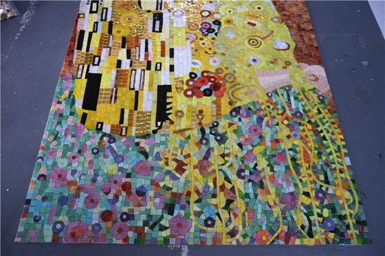 Anti Oxidation Handmade Tile Murals For Kitchen Hand Painted Customized