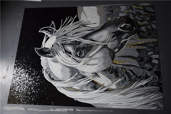 Horse Handmade Tile Murals Interior / Exterior Projects Different Colors And Sizes