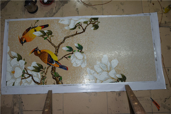 Traditional Handmade Tile Murals For Bathroom , Bedroom , Kitchen