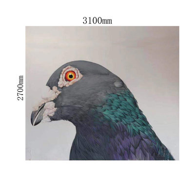 Marble Mosaic Bird Tile Murals , Premium Grade Art Nouveau Tile Mural