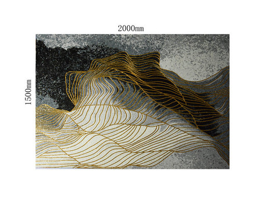 Customized Size Handmade Tile Murals For Shower Rich Color Irregular