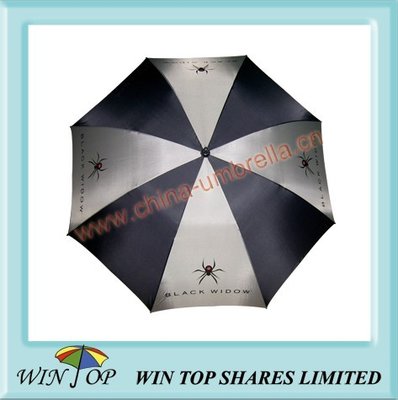 China Arc 62" Fiberglass Golf Umbrella for Black Widow supplier
