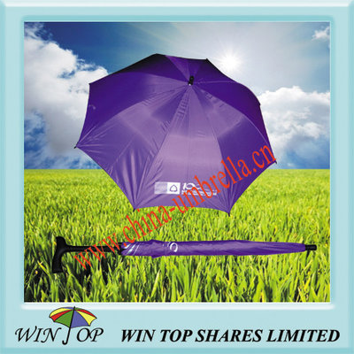 China Promotional Purple Walking Stick Umbrella(WTL010) supplier