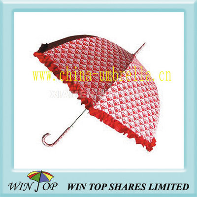 China 23" Ladies Straight Lace Umbrella supplier