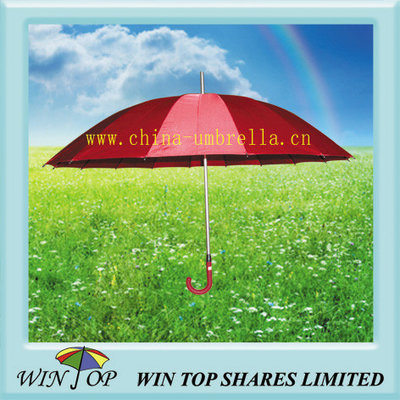 China 23" Manual Straight 16 Ribs Umbrella E-Marking supplier