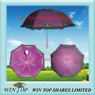 China 2 Folds Japan Pattern Ladies Parasol supplier