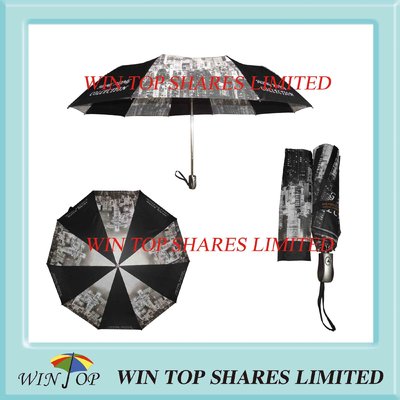 China Hongkong Nightfview, Nightscape Topic Auto Umbrella supplier