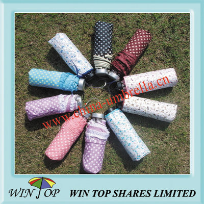 China 19.5" Aluminum Polyester Folding Umbrella supplier