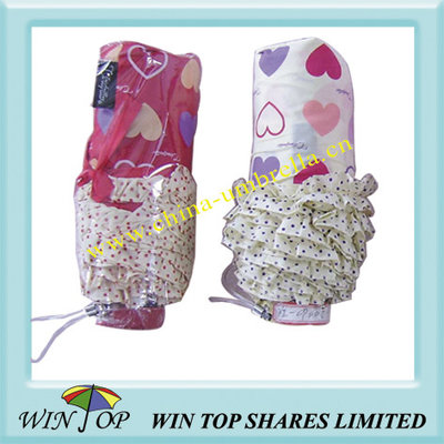China 19.5" X 6 Ribs 5 Fold Printed Umbrella supplier