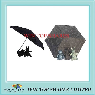 China Rabbit Shopping Bag 5 Folding Umbrella supplier