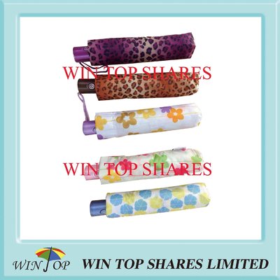 China Fashion Pigment Dyeing Printed Auto Nice Parasol supplier