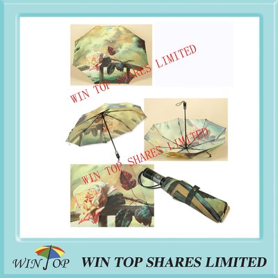 China Auto Open and Close Flower Umbrella supplier