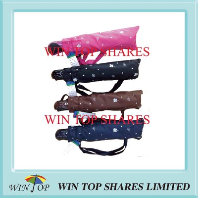 China Flower Imprinted Automatical Aluminium Umbrella supplier