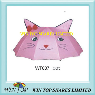 China 18" Manual New Kitty Cat Umbrella supplier