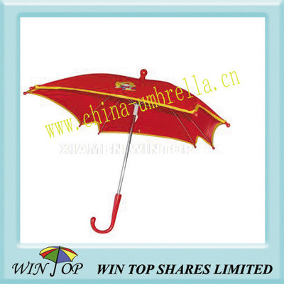 China 18" Manual Pongee Kid Umbrella with Binding supplier