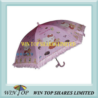 China 18" Auto Children Umbrella for Hello Kitty supplier