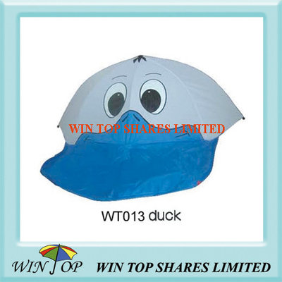 China Grey and Blue Duck Pattern Cartoon Umbrella supplier