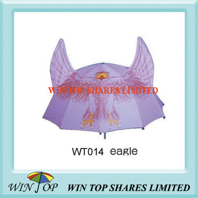 China Pink Color Eagle Design Cartoon Umbrella supplier