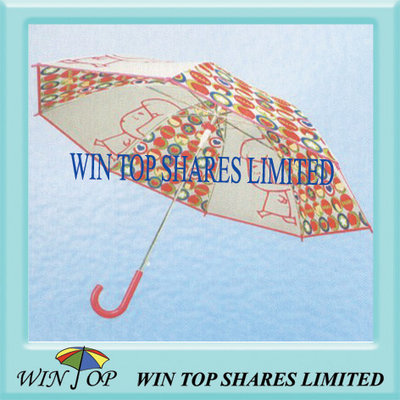 China 23" Auto Advertising Plastic Umbrella supplier