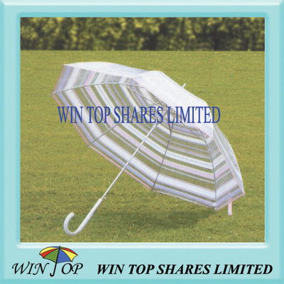 China 23" Auto Straight PVC Kind Umbrella supplier