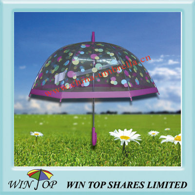 China 23" Auto Straight Poe Umbrella with DOT Logo supplier