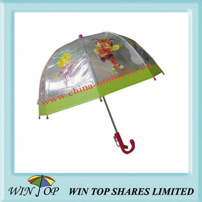 China 15.5" Children Translucent Cartoon Umbrella supplier
