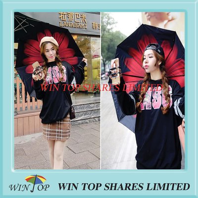 China Creation fashionable UV block selfie stick flower parasol supplier