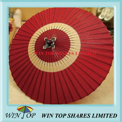 China Japan style red paper craft umbrella supplier