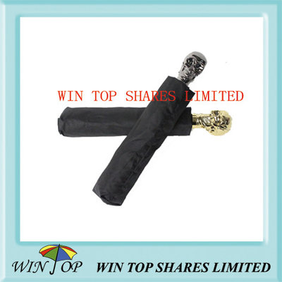Auto Open and Close LED Skull Umbrella supplier
