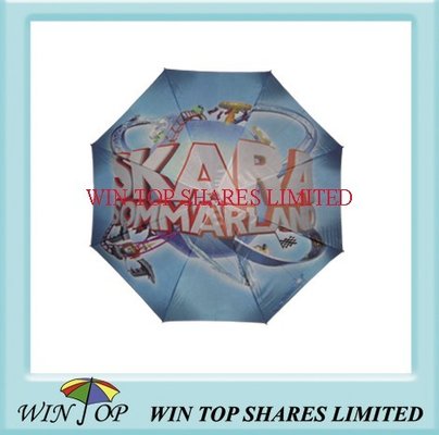 23" Manuel All Over Image Umbrella Wholesale supplier