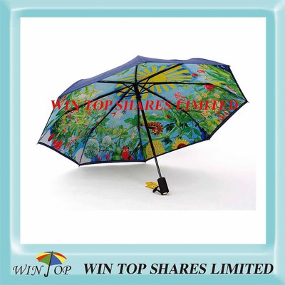 Double Layers Heat Transefer Full Auto Umbrella supplier