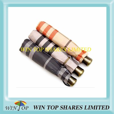 Classic Check Design Full Auto Umbrella supplier