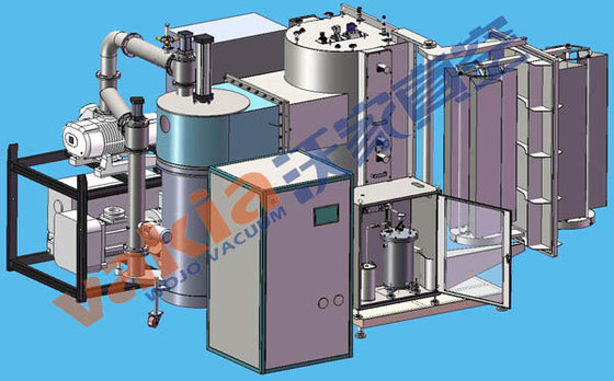 PVD Vacuum Sputtering Coating Machine on Car Head Lamps PECVD / HMDSO